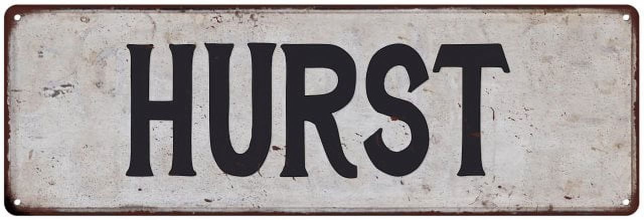 HURST Vintage Look Rustic Chic Metal Sign 8x24 108240036300 - Walmart.com