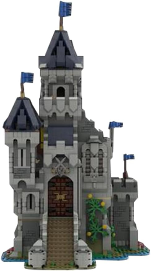 HUSPUR 3272 Pieces Medieval Castle Building Blocks Toys Set,Black ...