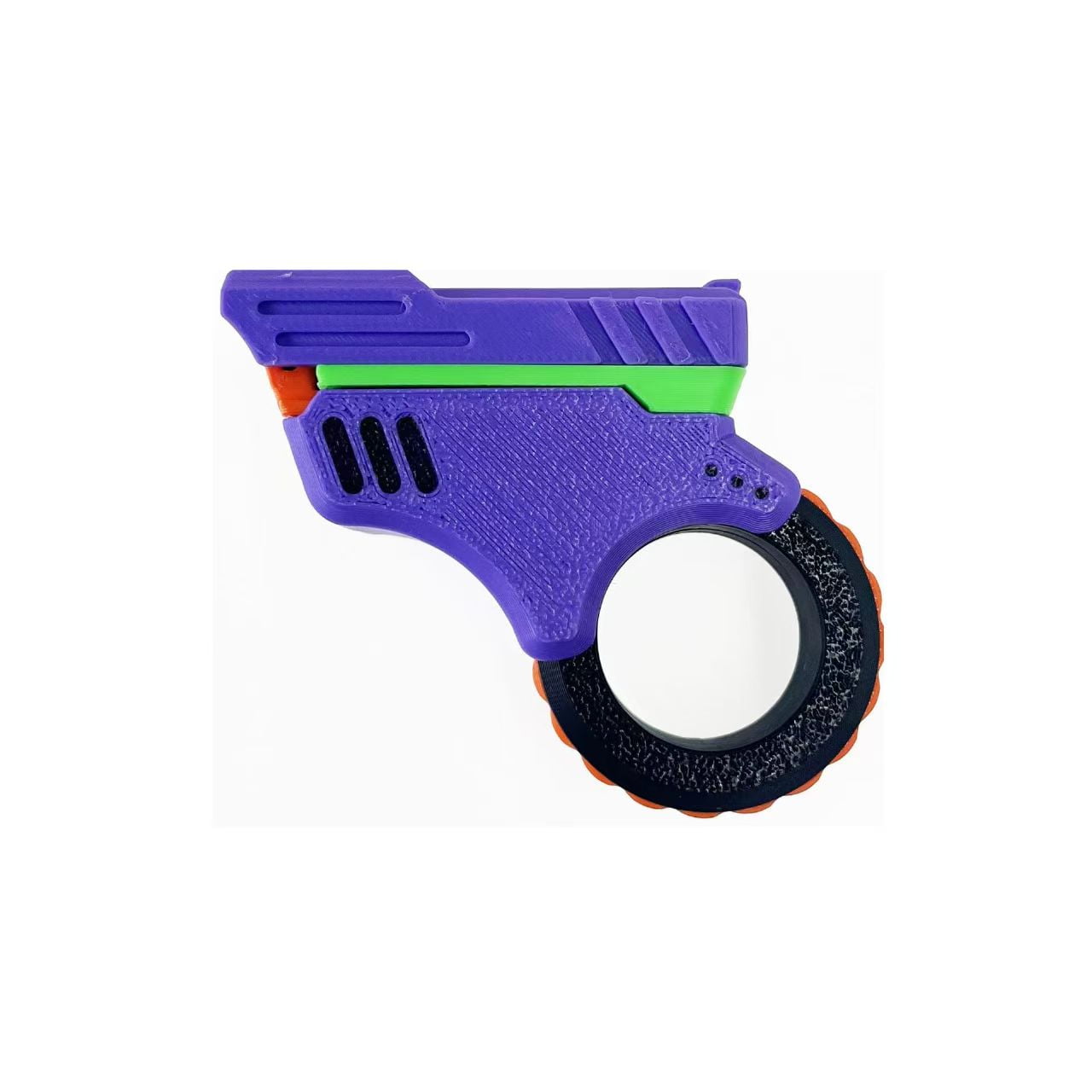 HUSPUR 3D printed left wheel M1911 press push card rotation simulation ...