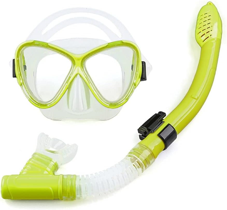 HUSPUR Diving Goggles Adult High Nose Tempered Glass Liquid Silicone ...