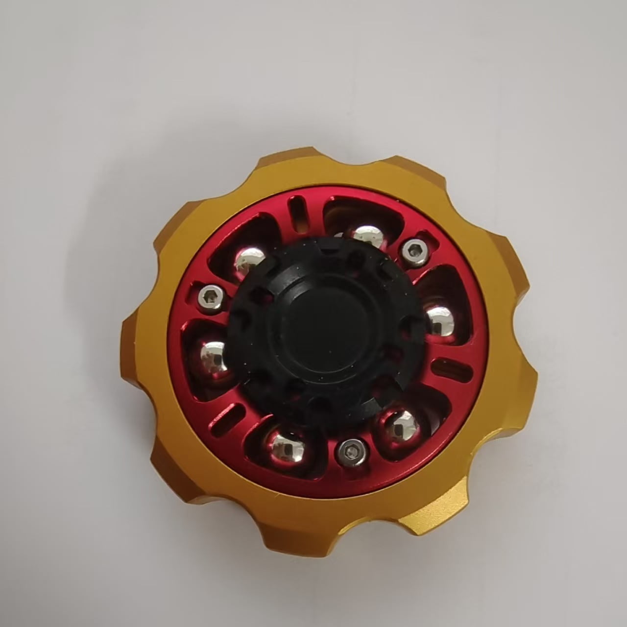 HUSPUR Fingertip gyroscope EDC gear circular six bead ethereal sound ...