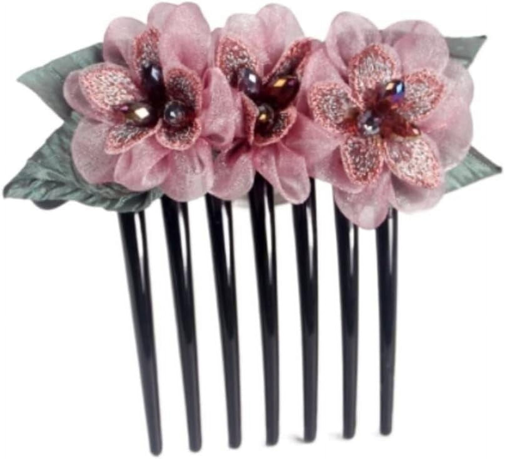 HUSPUR Hair jewelry,Hair Comb Wedding Bridal Hair Accessories Rose ...