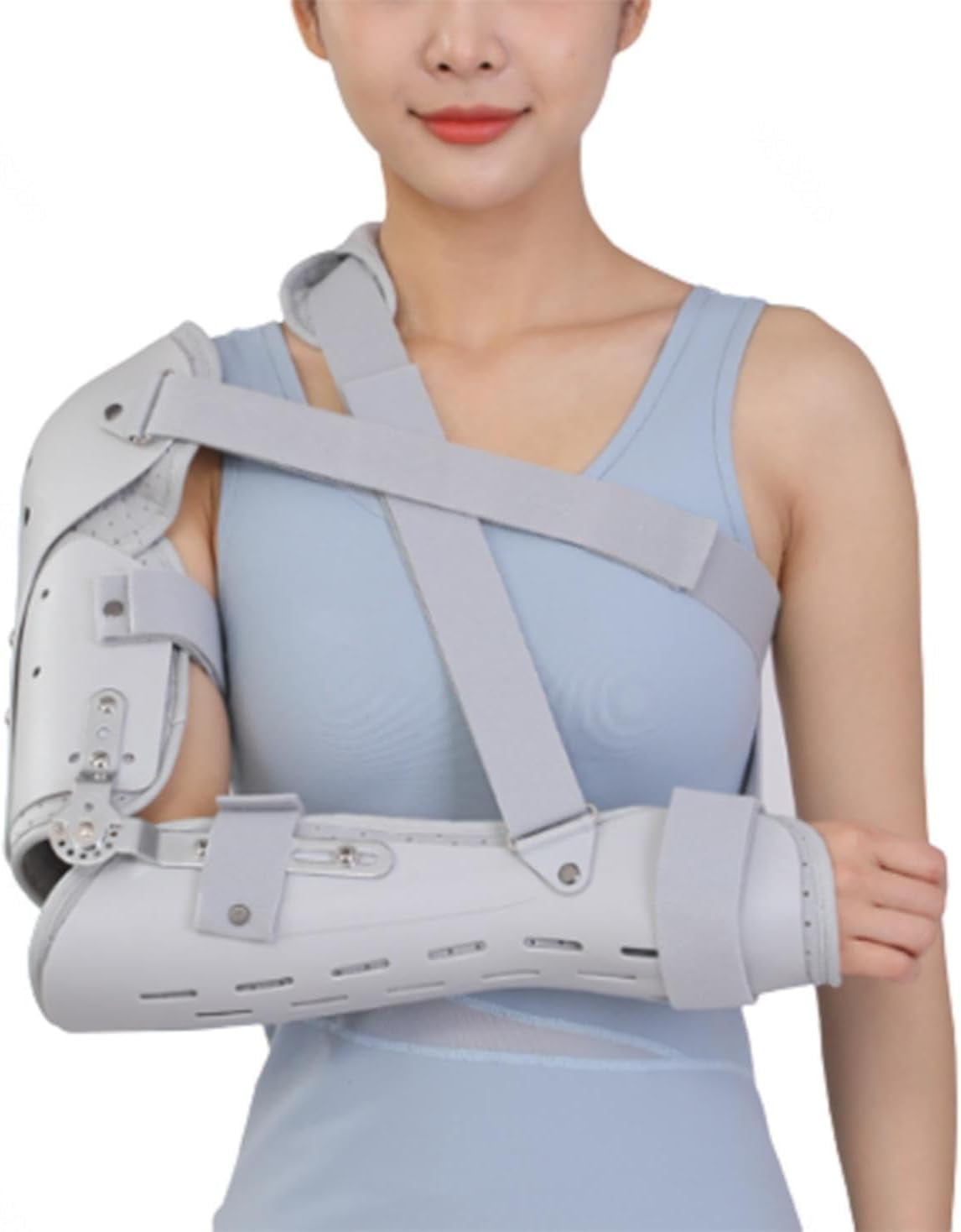 HUSPUR Hinged Elbow Brace for Men and Women, Adjustable Elbow Splint ...