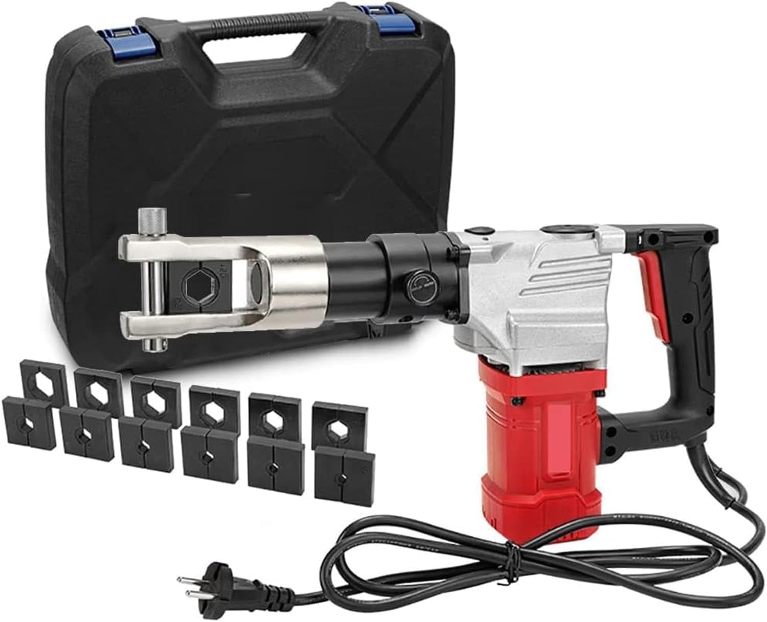 HUSPUR Rechargeable Wire Terminal Lug Tool Electric Hydraulic Cable Lug Crimper Powered ...