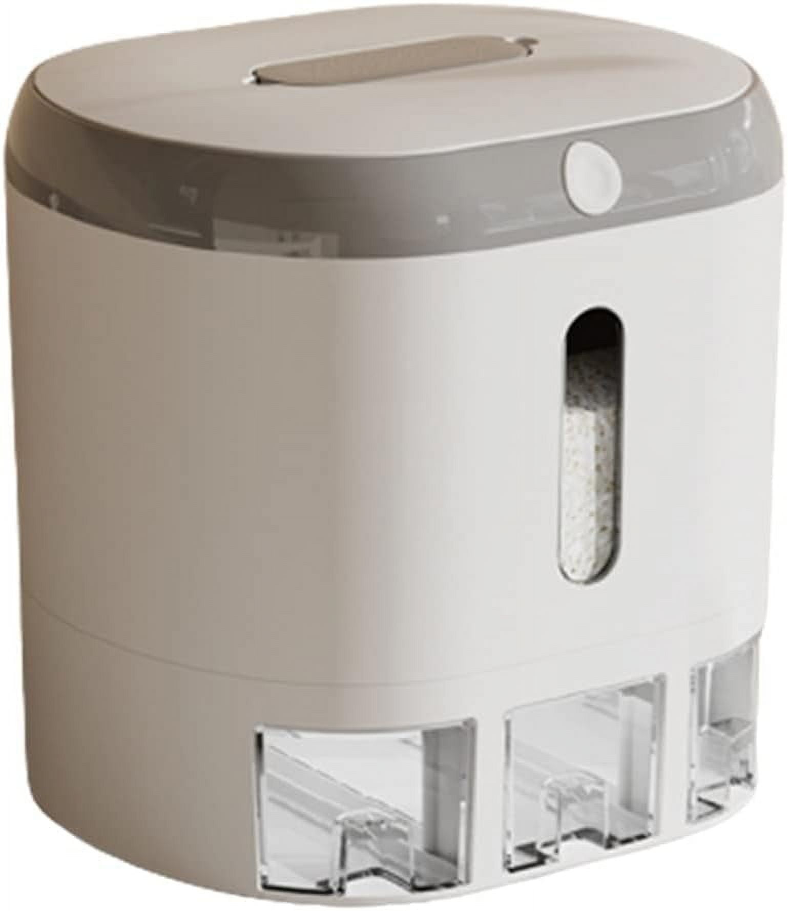 HUSPUR Rice Airtight Dry Food Storage Containers, BPA Free Plastic ...