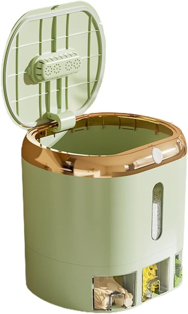 HUSPUR Rice Airtight Dry Food Storage Containers, BPA Free Plastic ...