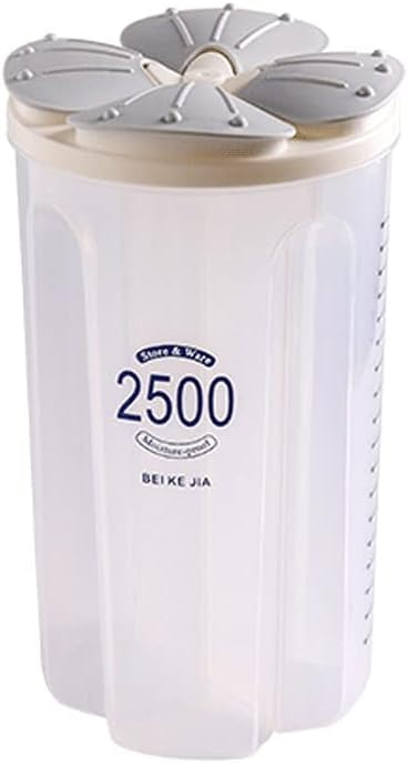 HUSPUR kitchen jars Food Storage Containers With Petals Lids Plastic ...