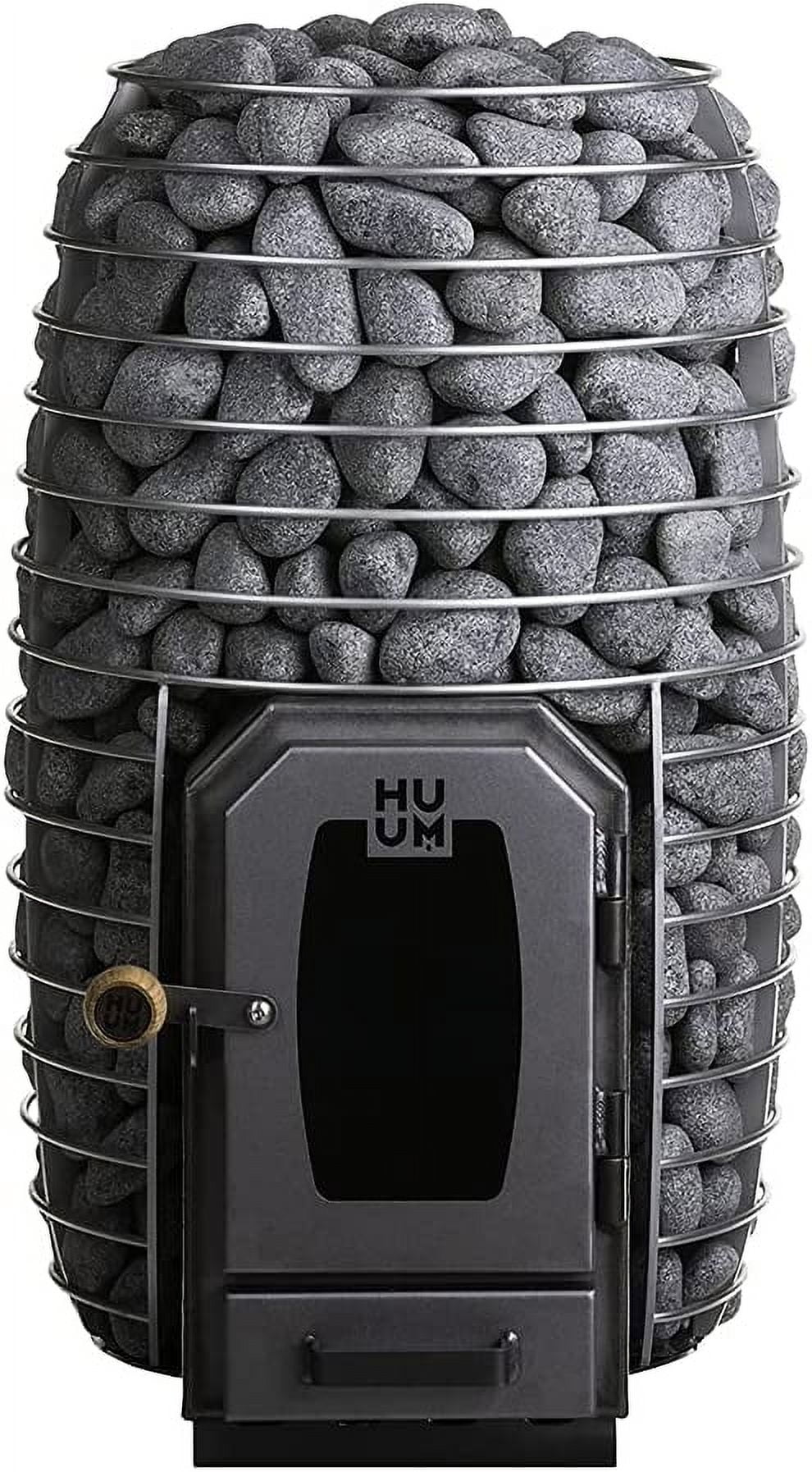 HUUM HIVE Wood 17 Sauna Heater, 287 lbs Stones Capacity, Stainless ...