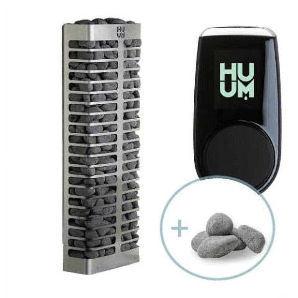 HUUM Indoor Steel Mini Sauna Heater 3.5 kw with UKU Wifi & Rocks in ...