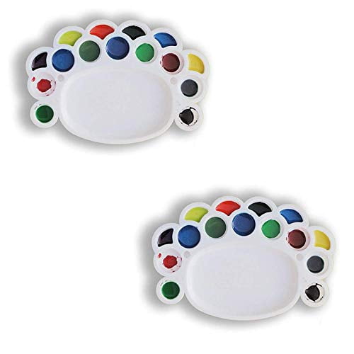 HUUSO RangaRang Jumbo Circular Light Weight Colour Mixing Palette for ...