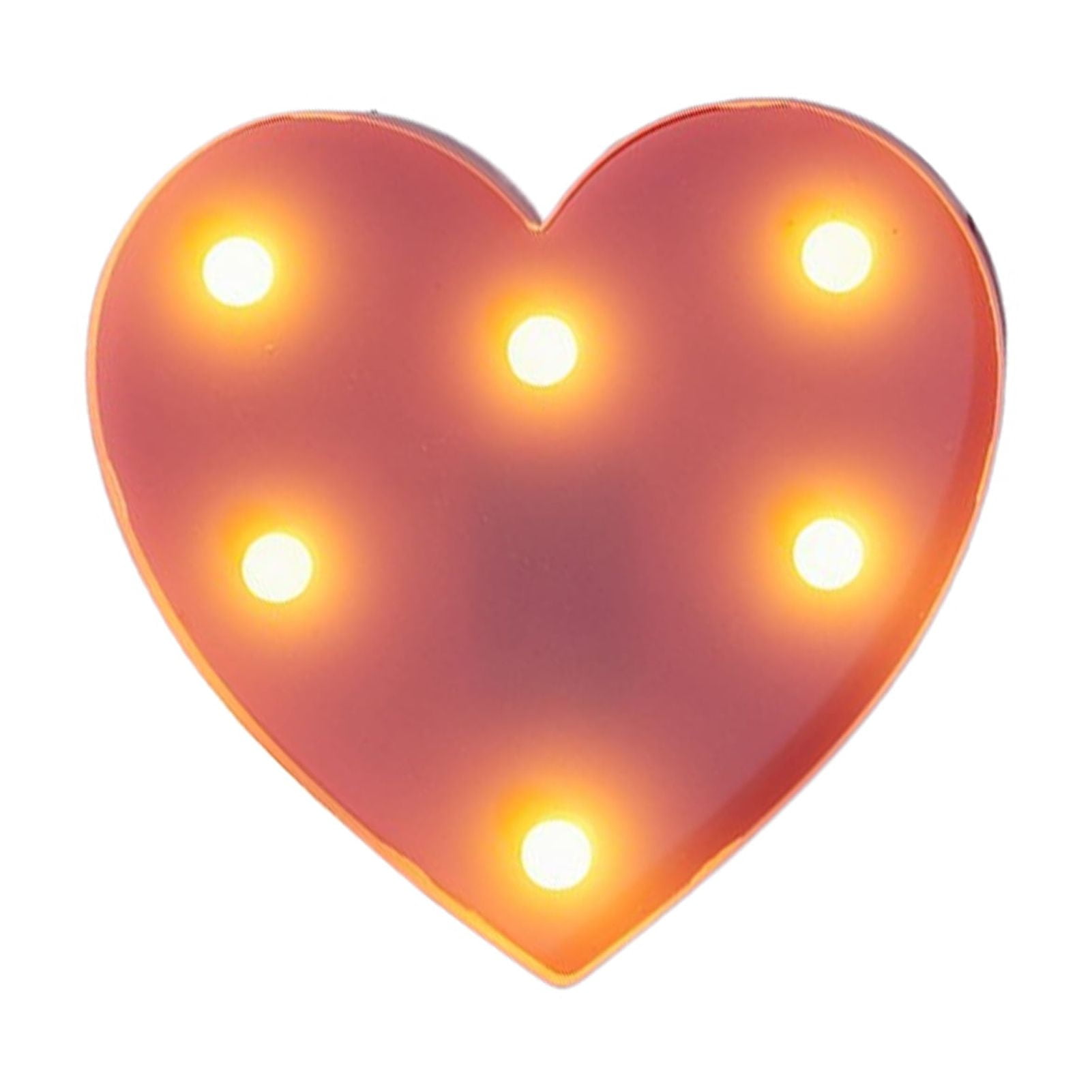 HUUXIW Durable Light Marquee Lights For Wedding Decoration Heart Neon ...