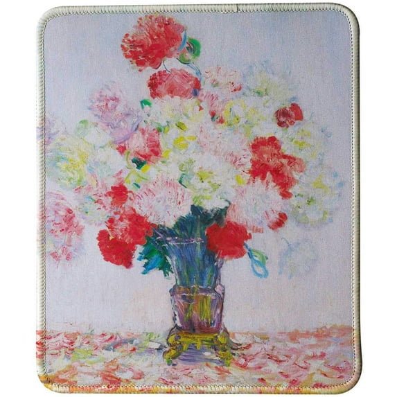 HUVBNAWQ-Claude Monet Paintings Mouse Pad (Vase of Flower) - Walmart.com