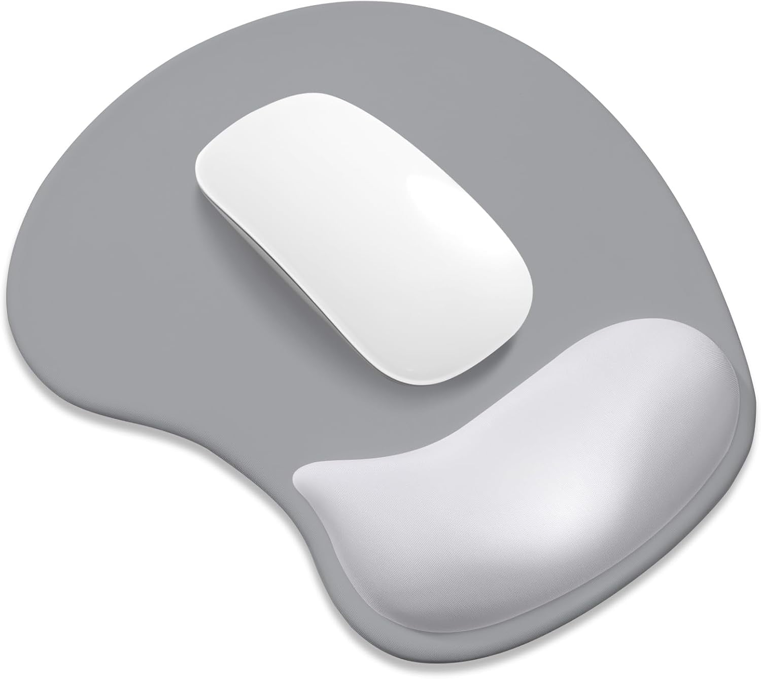 HUVBNAWQ-Ergonomic Mouse Pad, Cushioned Gel Wrist Rest, Non-Slip Base ...