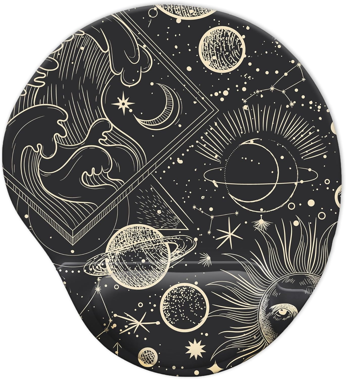 HUVBNAWQ-Ergonomic Mouse Pad with Wrist Support,Cute Mouse Pads with Wrist Rest,Comfortable ...