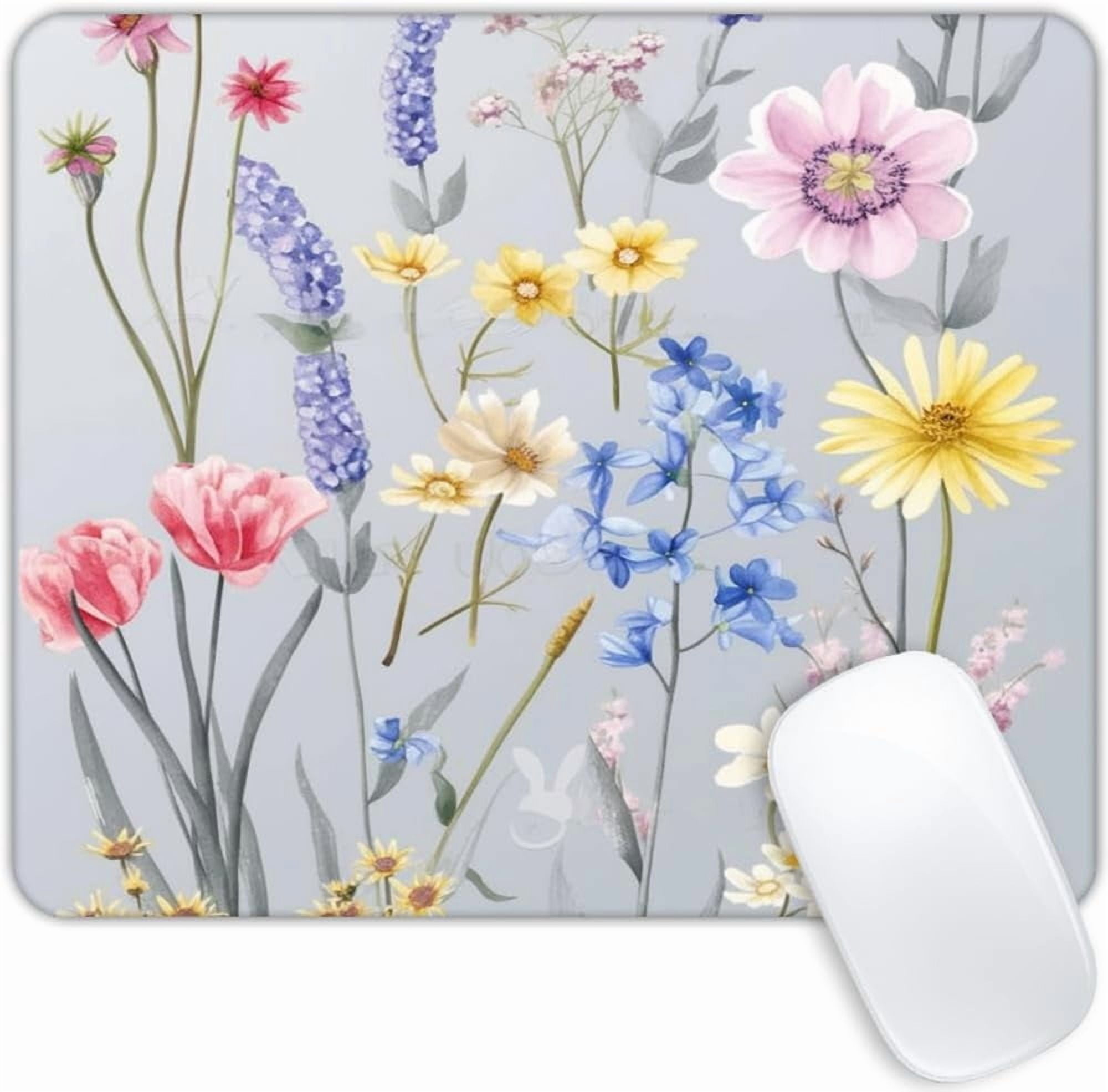 HUVBNAWQ-Flower(1) Mouse pad Customized Mousepad Non-Slip Rubber Base ...
