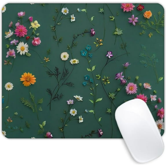 HUVBNAWQ-Flower Daisies Pattern Cute Mouse pad Customized Mousepad Non ...