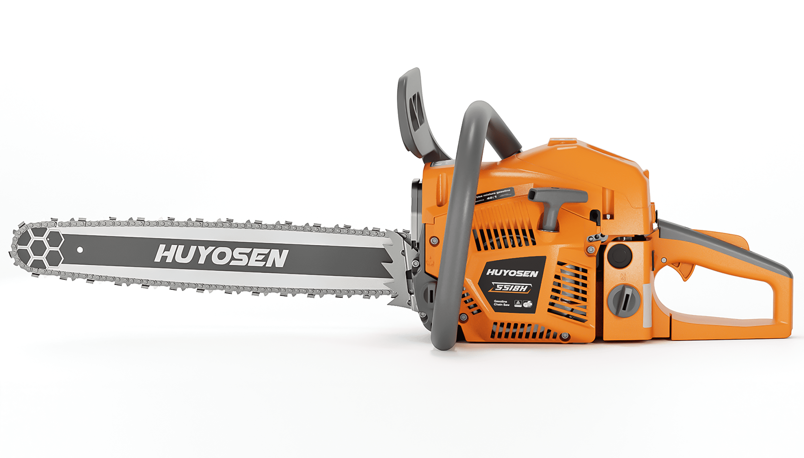 DEREAL 42CC Gas Chainsaw 2-Cycle, 16in Power Saw for Trees, Garden ...