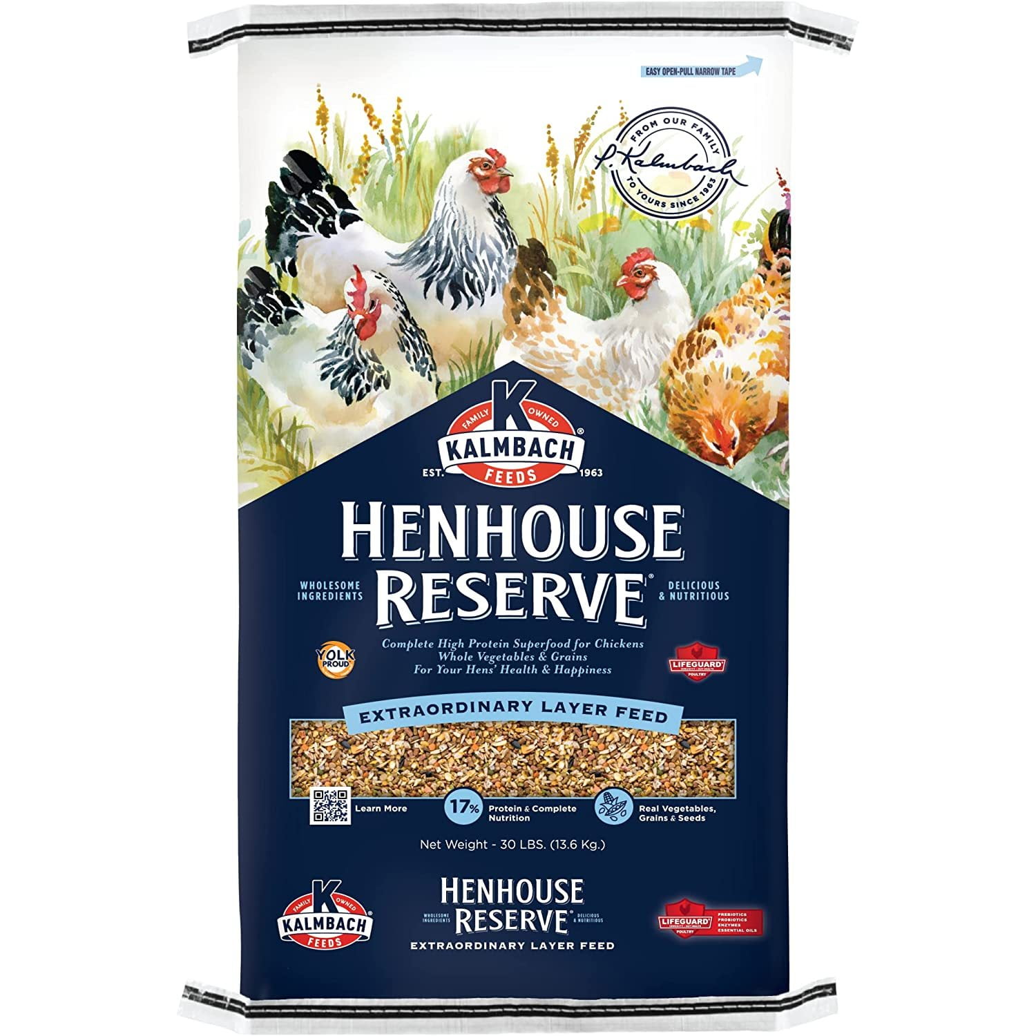 HUYUXI Henhouse Reserve 17% Whole Grain Complete Layer Feed for Hens ...