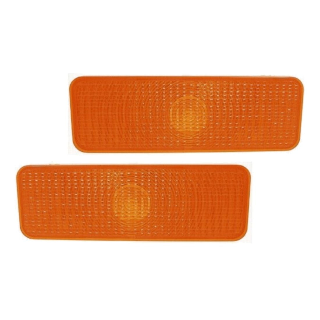HUZOK 2pcs Signal Light Left Right Driver Passenger Side Plastic Amber ...