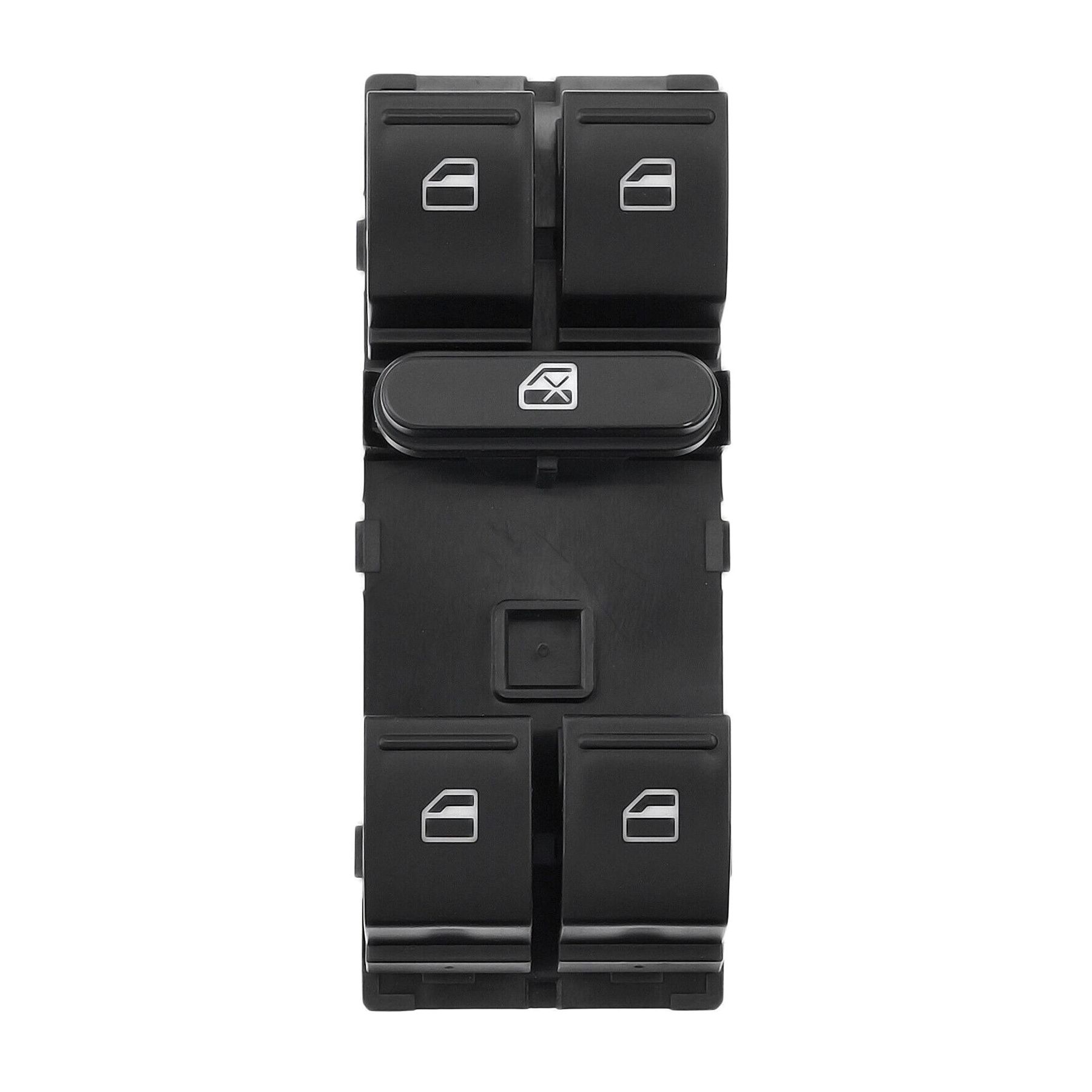 HUZOK Power Window Switch Front Left 5 Buttons 10 Pins Black for VW for ...