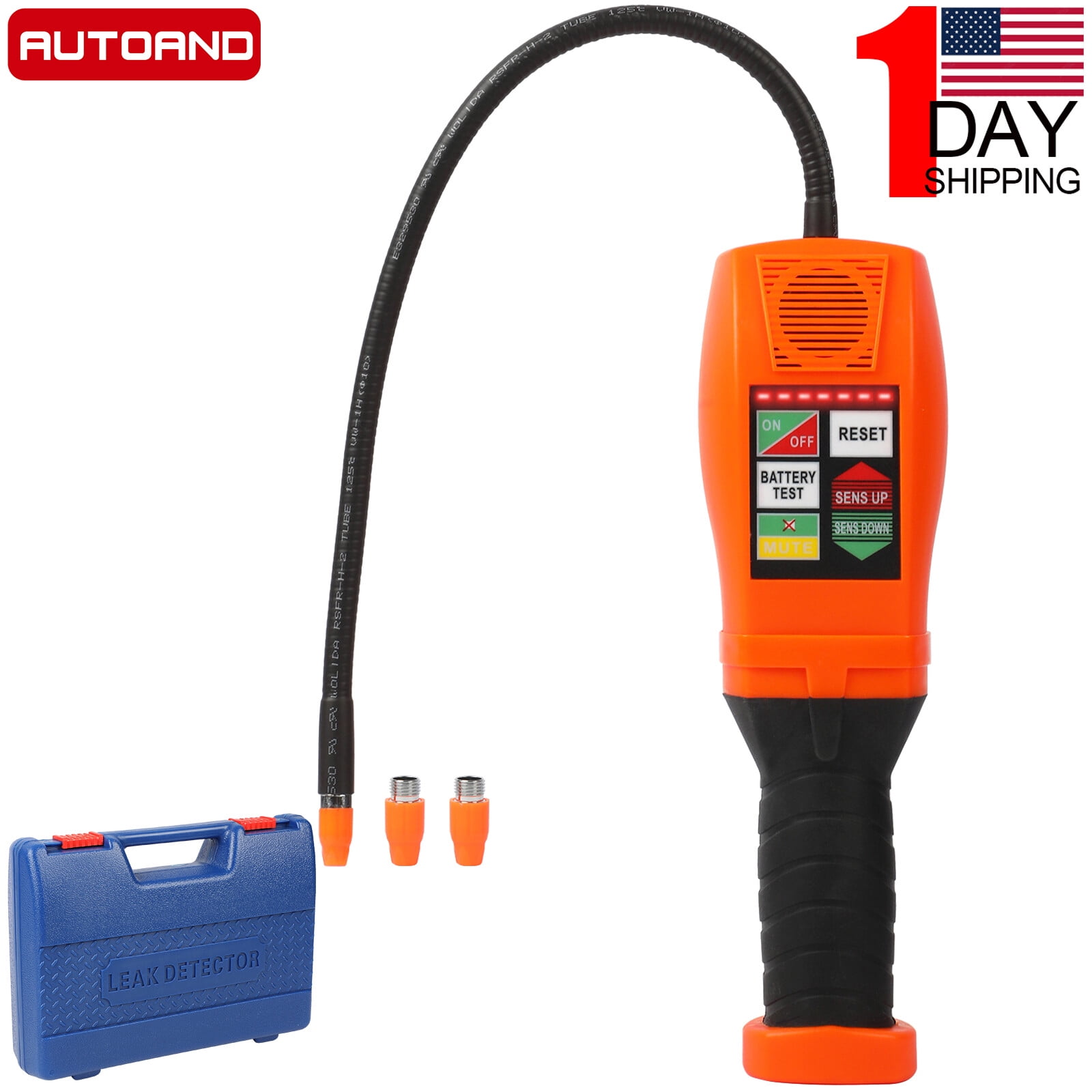 HVAC Advanced Leak Detector Refrigerant Tester AC Freon Gas Detector W ...
