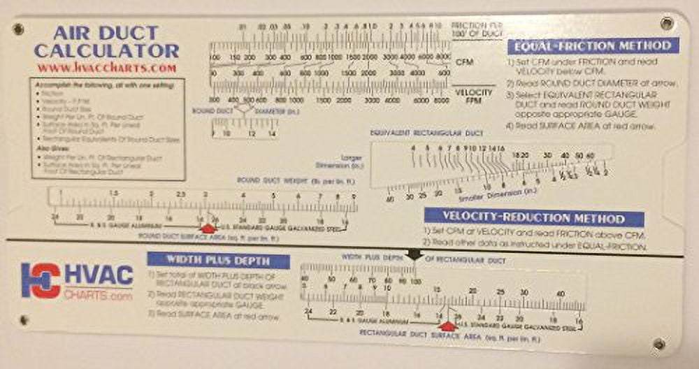 HVAC Chart 3 Pack, R-22 Superheat Subcooling Calculator, R-410a ...