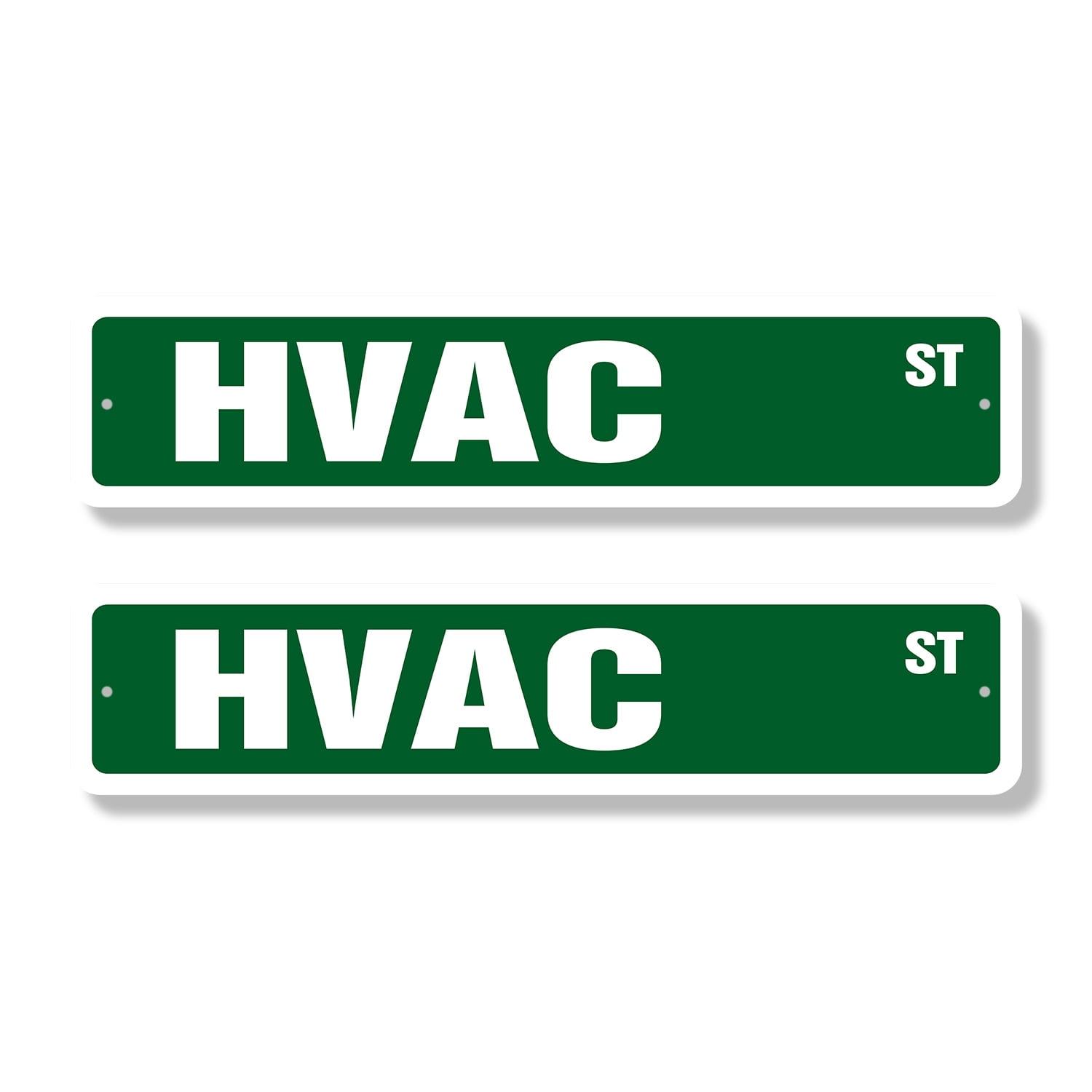 HVAC Classic Street Sign (2 Pack) high voltage air conditioning ac Road ...