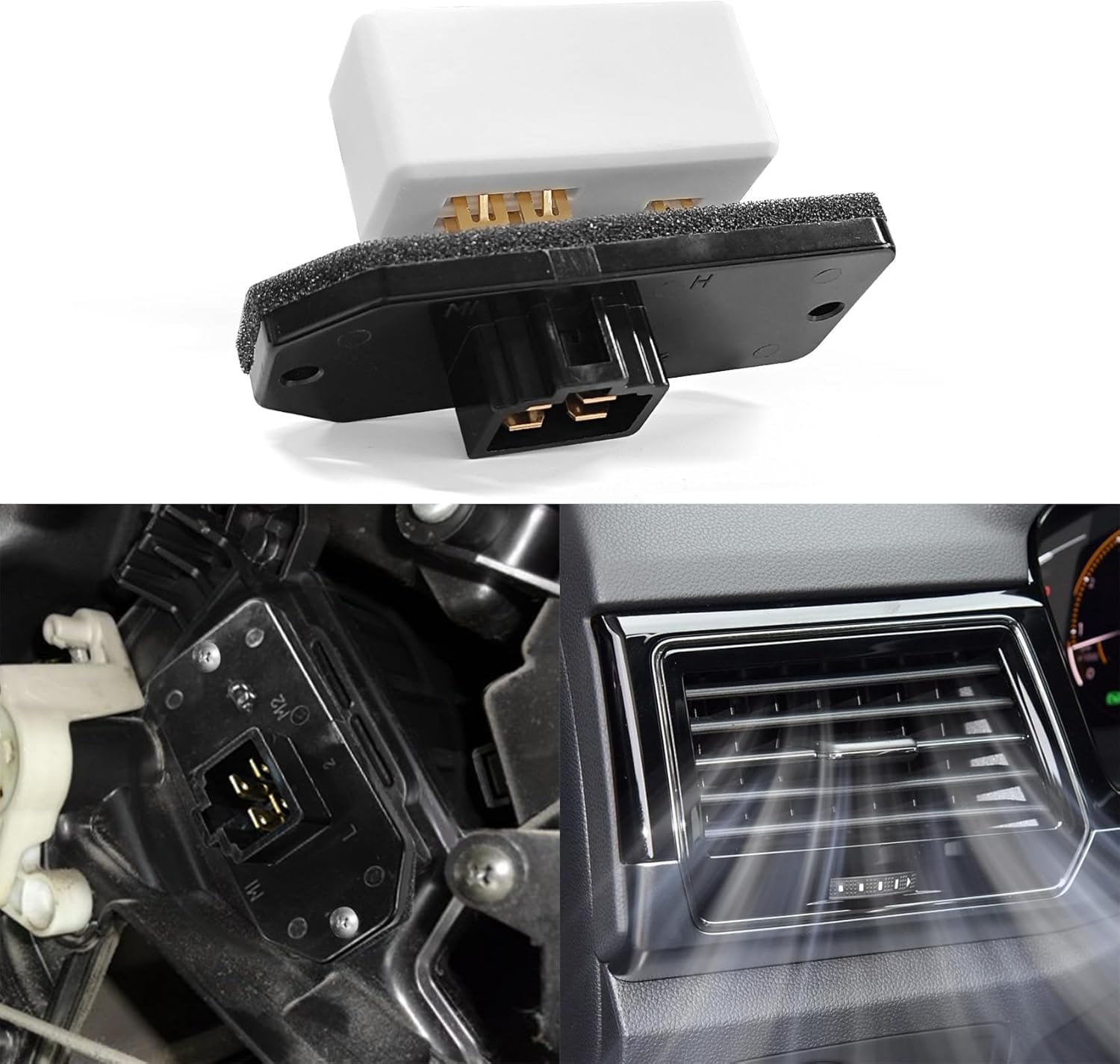 HVAC Fan Blower Motor Resistor, AC Blower Motor Resistor, AC Heater ...