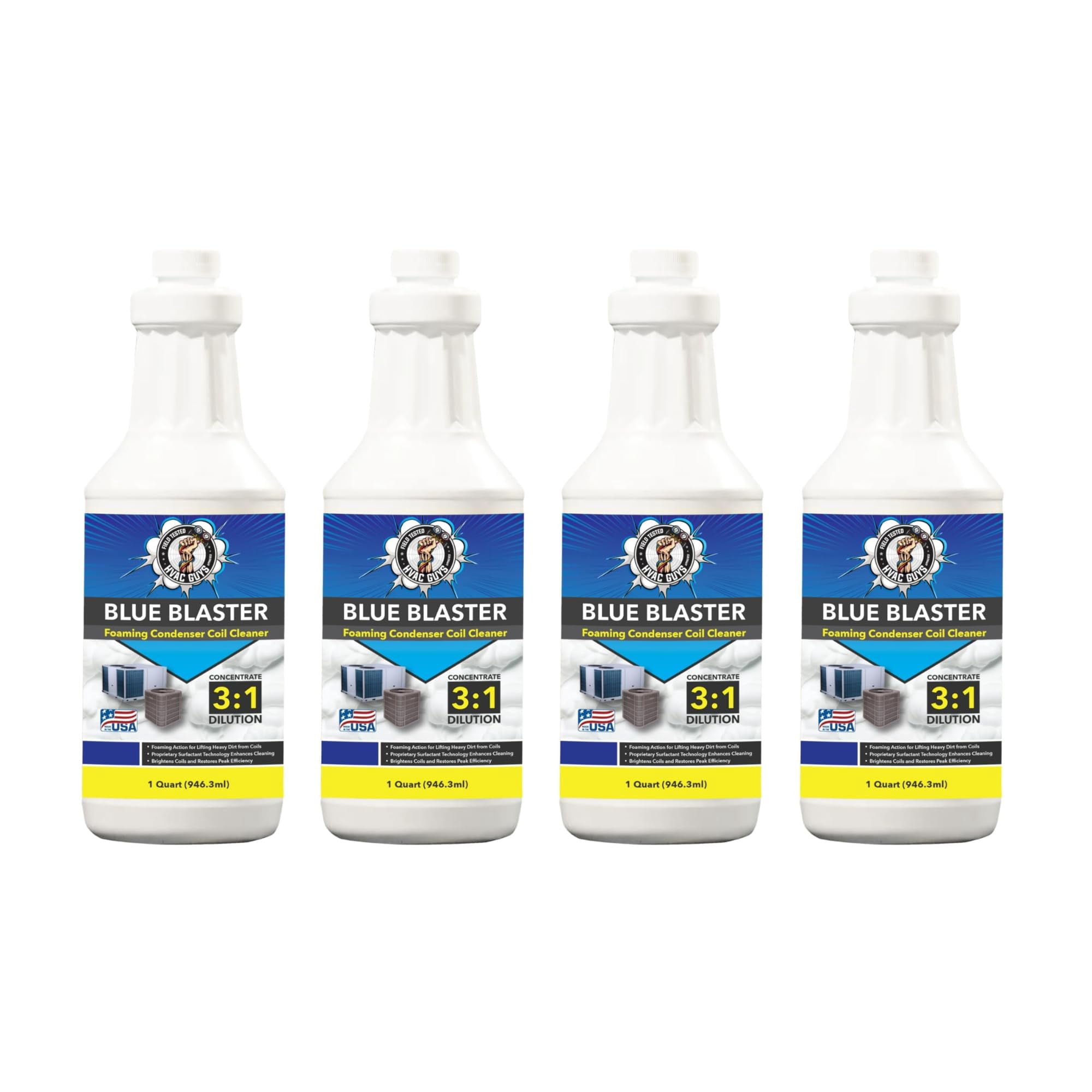 HVAC GUYS Blue Blaster Foaming AC Coil Cleaner for AC Unit | Commercial ...