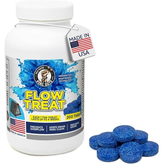 HVAC GUYS – Flow Treat Tabs - 200 Tablets | AC Drain Line Cleaner ...