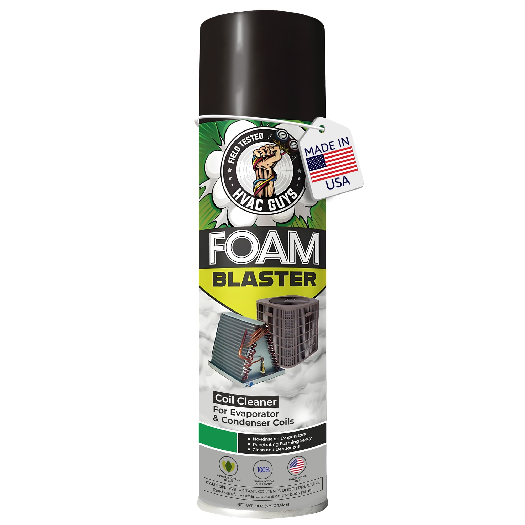 HVAC GUYS Foam Blaster Air Conditioner Cleaner - AC Coil Cleaner ...