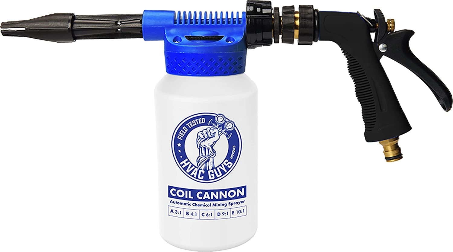 HVAC Guys Coil Cannon Cleaner Mixing Sprayer for Air Conditioning and ...