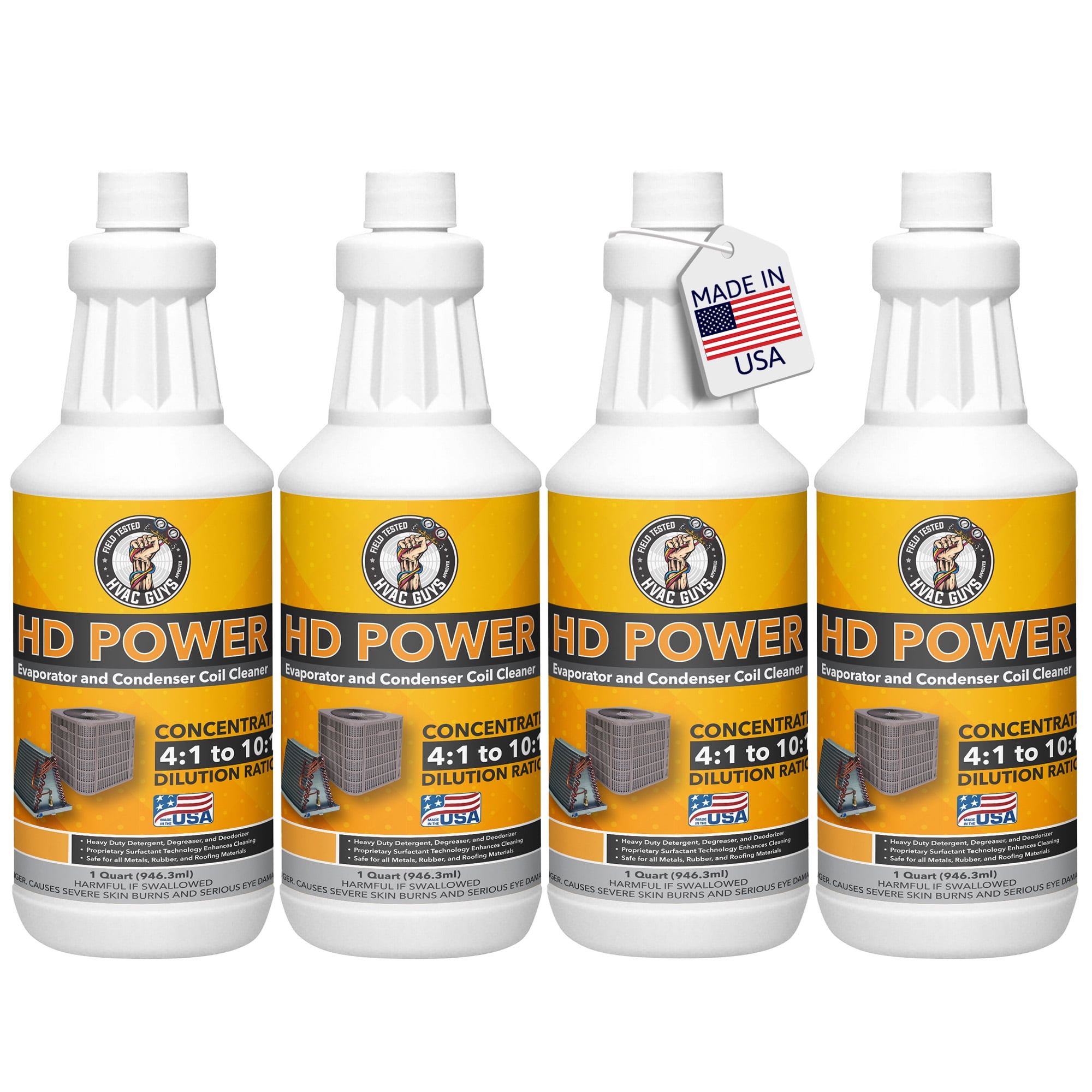 HVAC GUYS HD Power Triple Action AC Coil Cleaner for Condensers ...