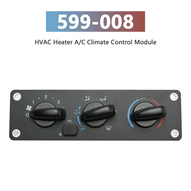 HVAC Heater A/C Climate Control Module 599-008 for Freightliner M2 02 ...