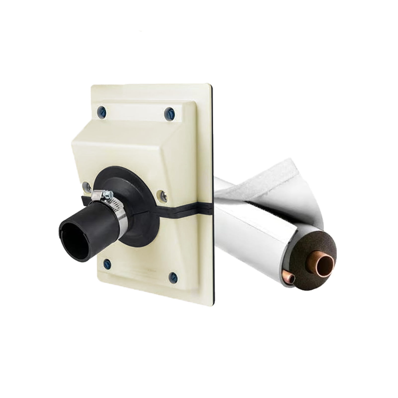 HVAC Line Set Cover & Wall Penetration Kit, HVAC Walls Penetration ...