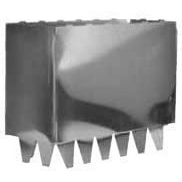 HVAC Metal Register Collar 4" x 8" (6" Deep) - Walmart.com