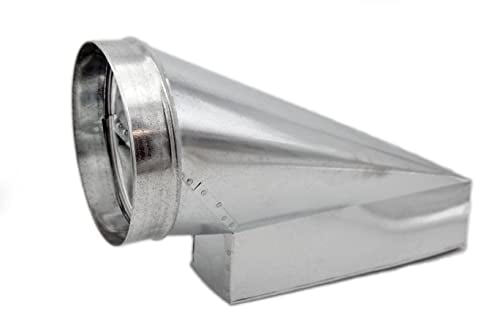 HVAC Premium Rectangular Duct End Boot | End Register Duct Boots | 12 ...