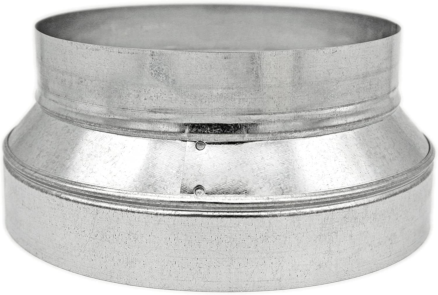 HVAC Premium Round Metal Pipe Reducer & Increaser | 18" to 16" HVAC ...