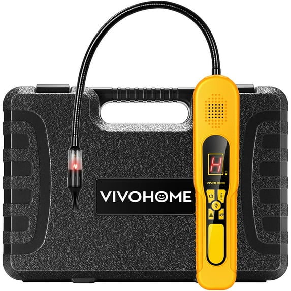 HVAC Refrirant Freon Leak Detector with LED Light, Battery Powered, AC ...