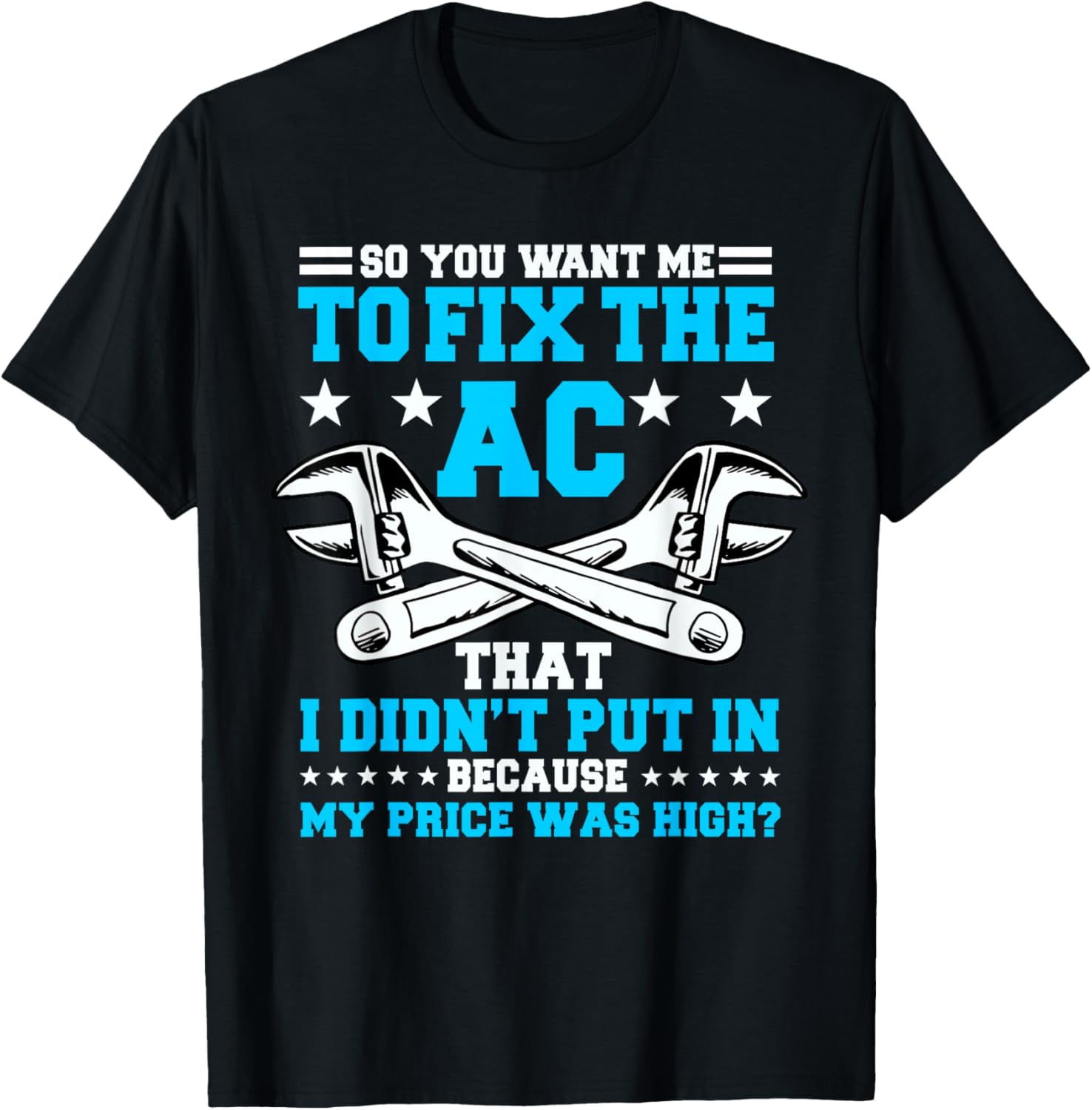 HVAC Technician Work Mechanic Installer Service HVACR Tech T-Shirt ...