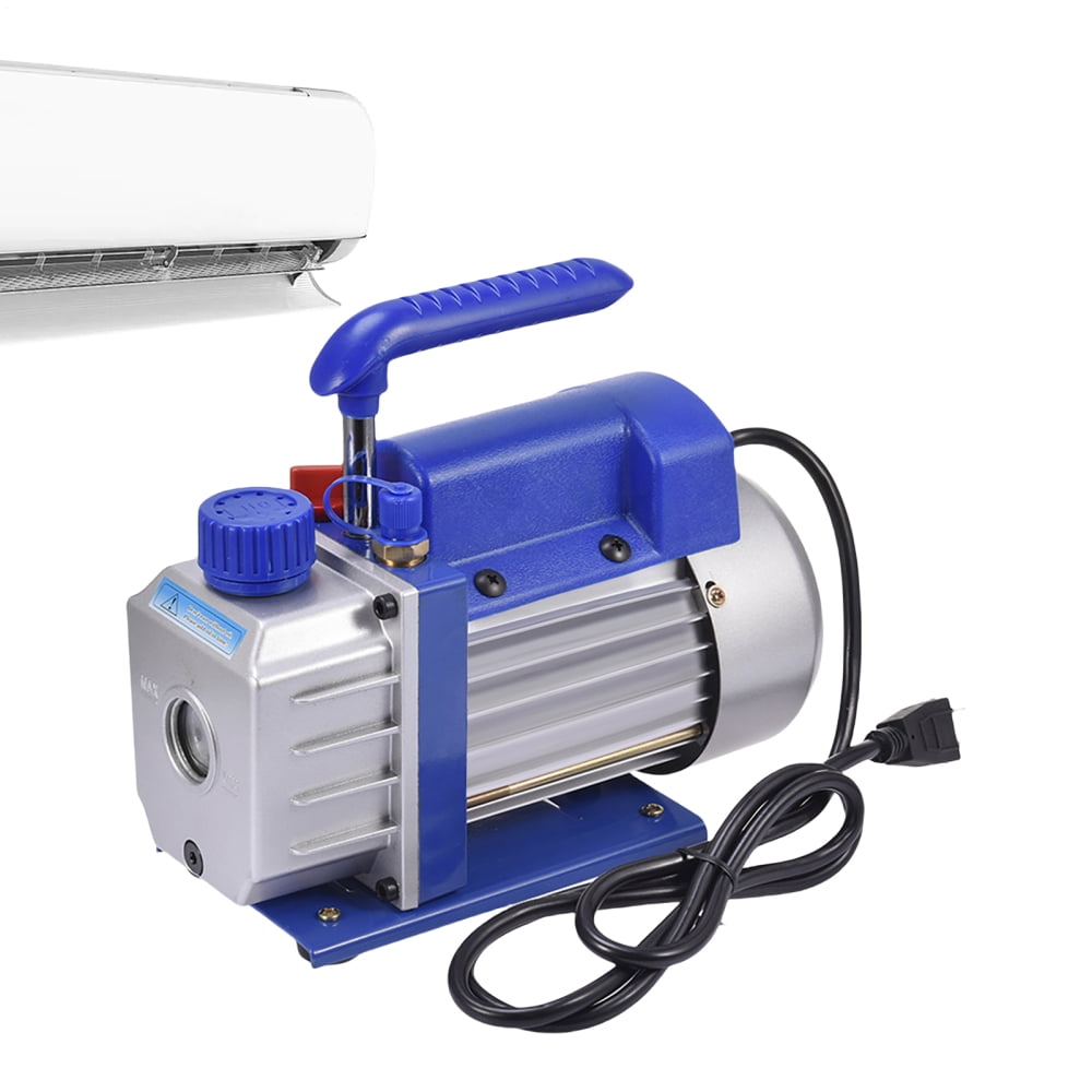 HVAC Vacuum Pump for Multiple Refrigerants, 4 CFM 1/4HP Motor with Oil ...