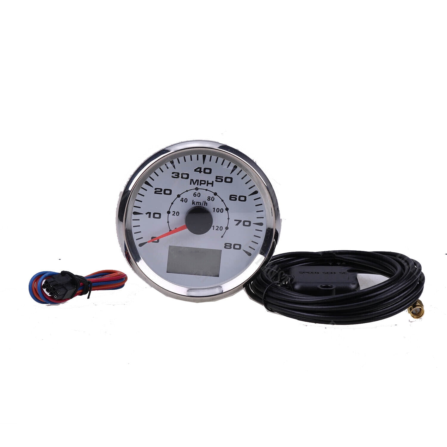 HVACSTAR Universal GPS Speedometer Odometer 85mm 80MPH 120KM/H w/ODO ...