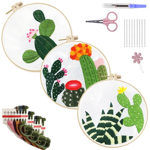 Cactus Embroidery Kit