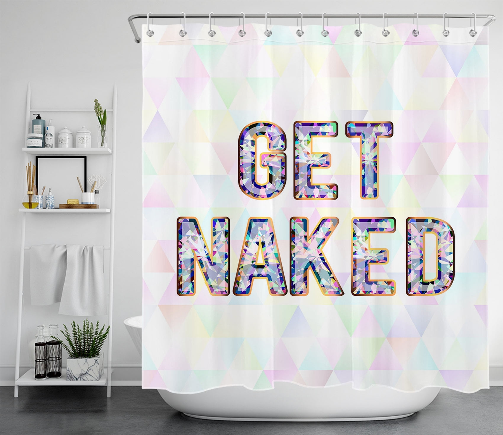 Get Naked Shower Curtain