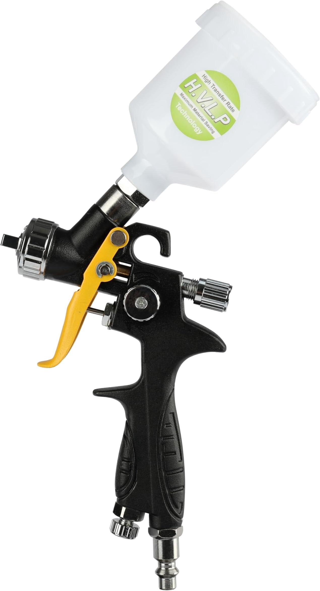 HVLP Mini Air Sprayer with 0.8 mm Nozzle, 125 cc Capacity Gravity Feed ...