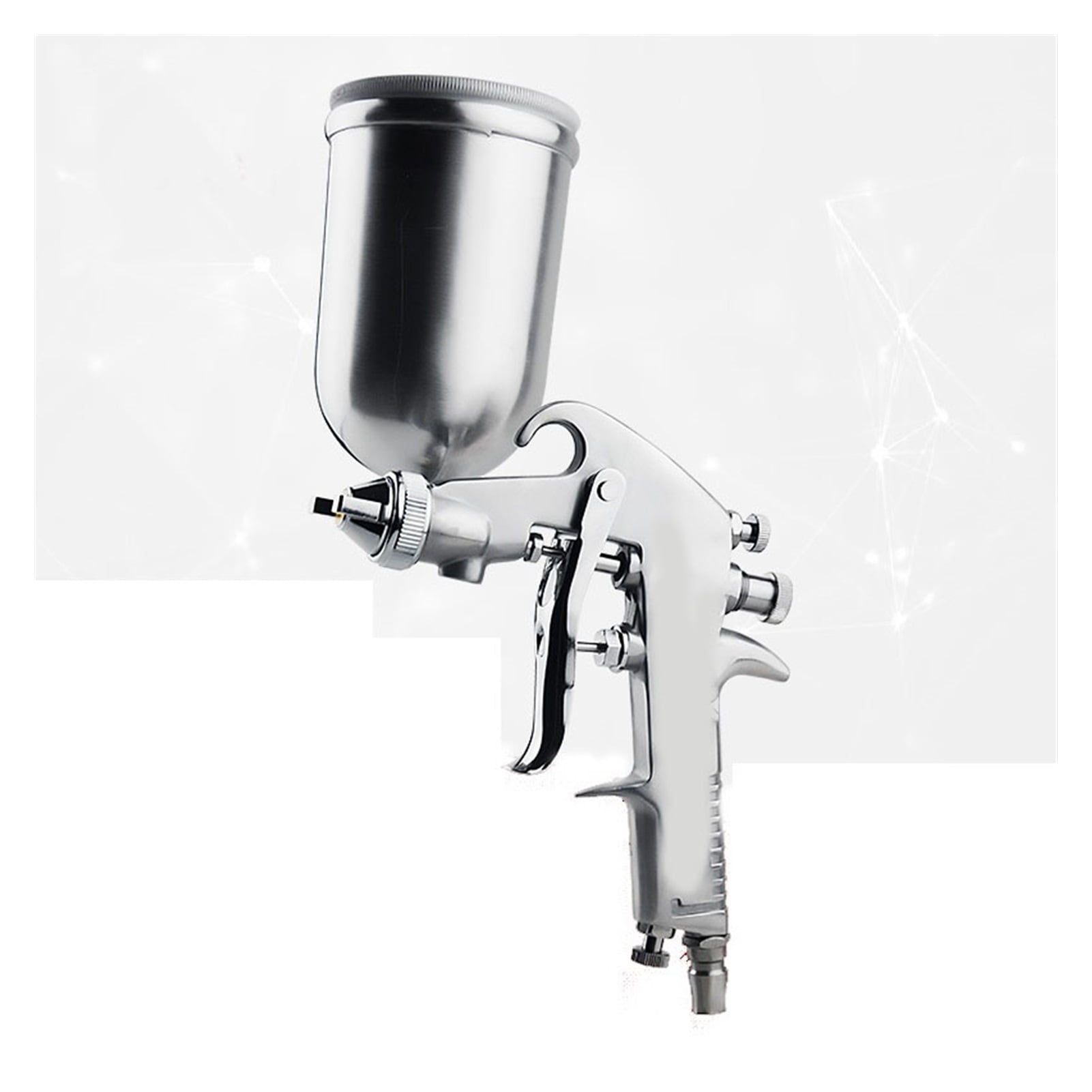 HVLP Spray Gun, Gravity Paint Sprayer Machine, with 400cc Capacity ...