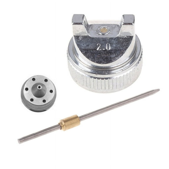 HVLP Spray Gun Nozzle Kit - Replacement Tips & Needles, 2.0mm, for ...