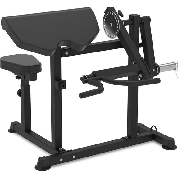 HVO Bicep Tricep Curl Machine: Adjustable Preacher Arm Bicep Curl and ...