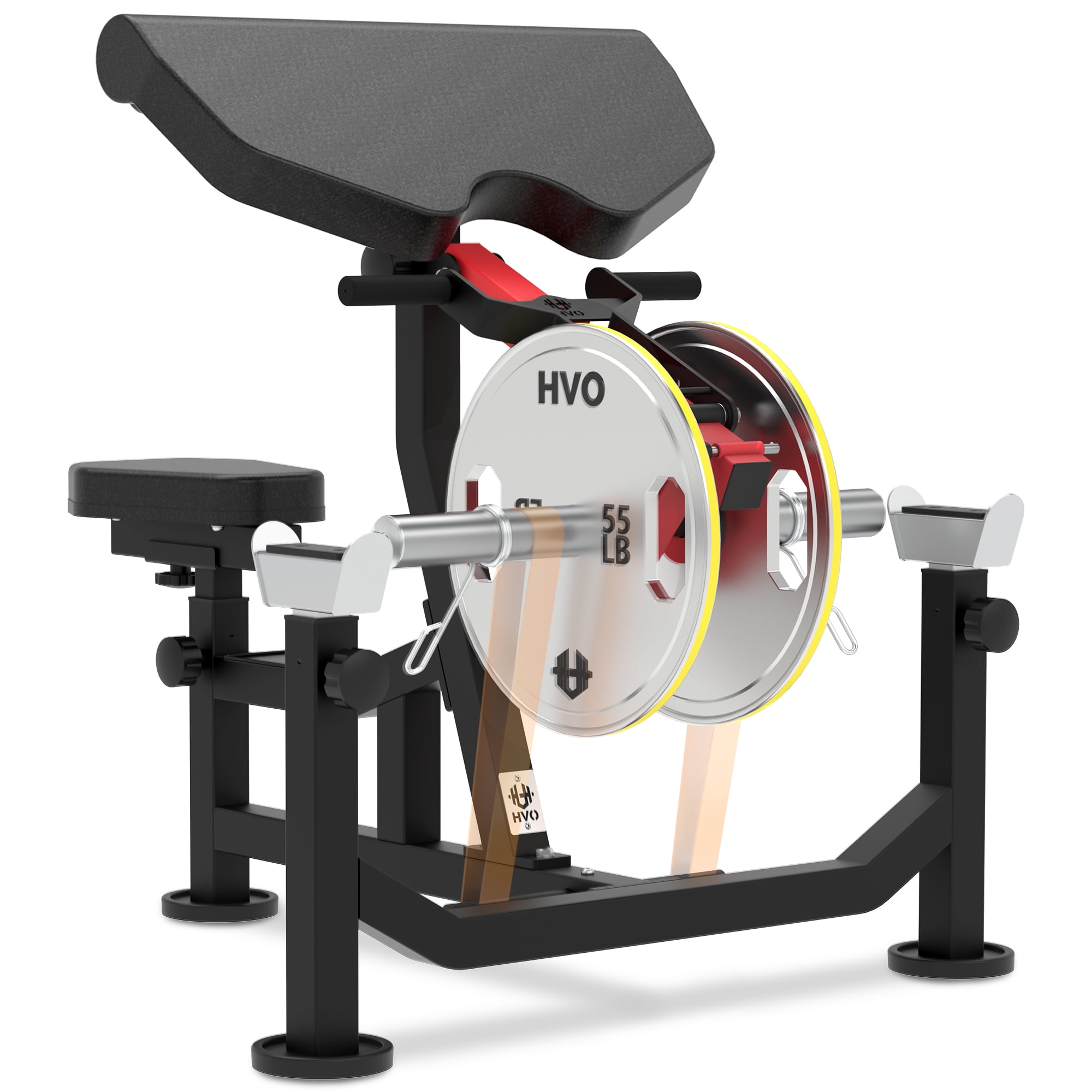 HVO Preacher Curl Machine : Bicep Tricep Curl Arm Bench Barbell Dumbell ...