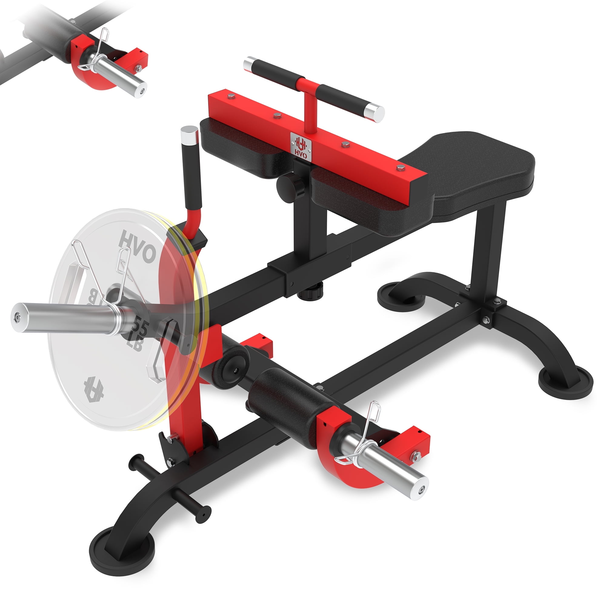HVO Seated Calf Raise Machine: Tibialis Trainer 2 in 1 Adjustable ...